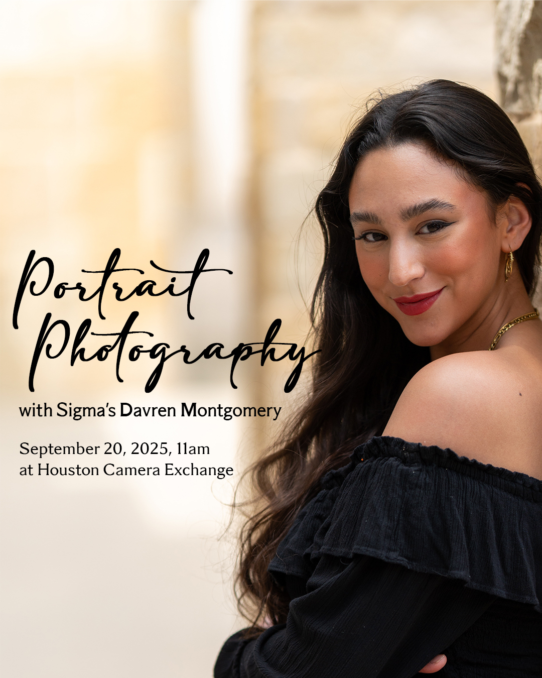 Portrait Photography with Sigma's Davren Montgomery